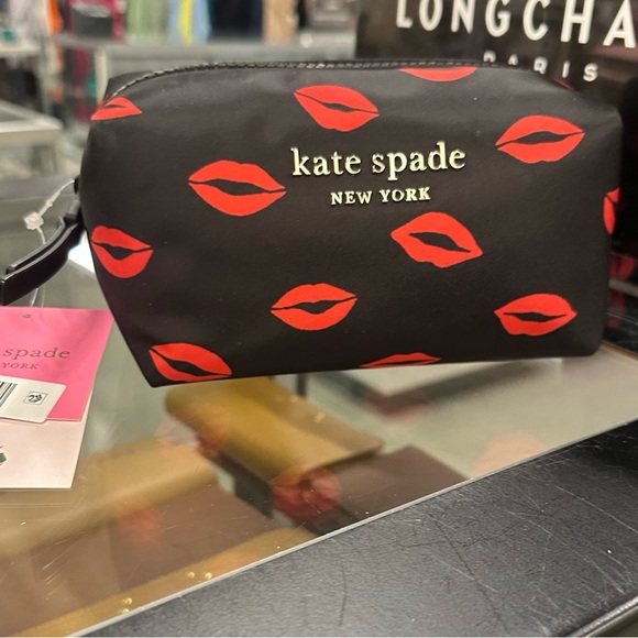 kate spade | Bags | Kate Spade Red Lips Cosmetics Bagnwt | Poshmark